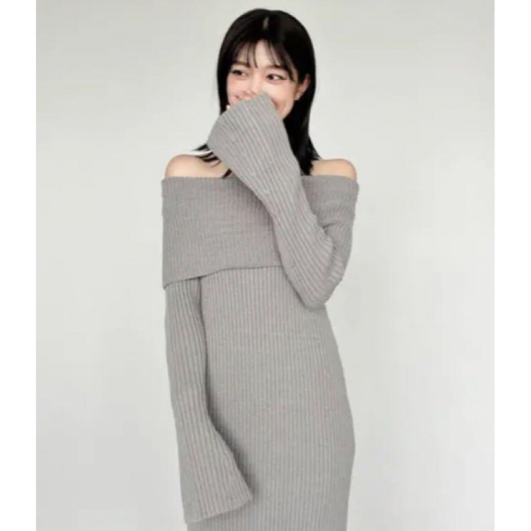 heather - Heather 未使用 ヘザー オフショルロングニット heather - Heather 未使用 ヘザー オフショルロングニット