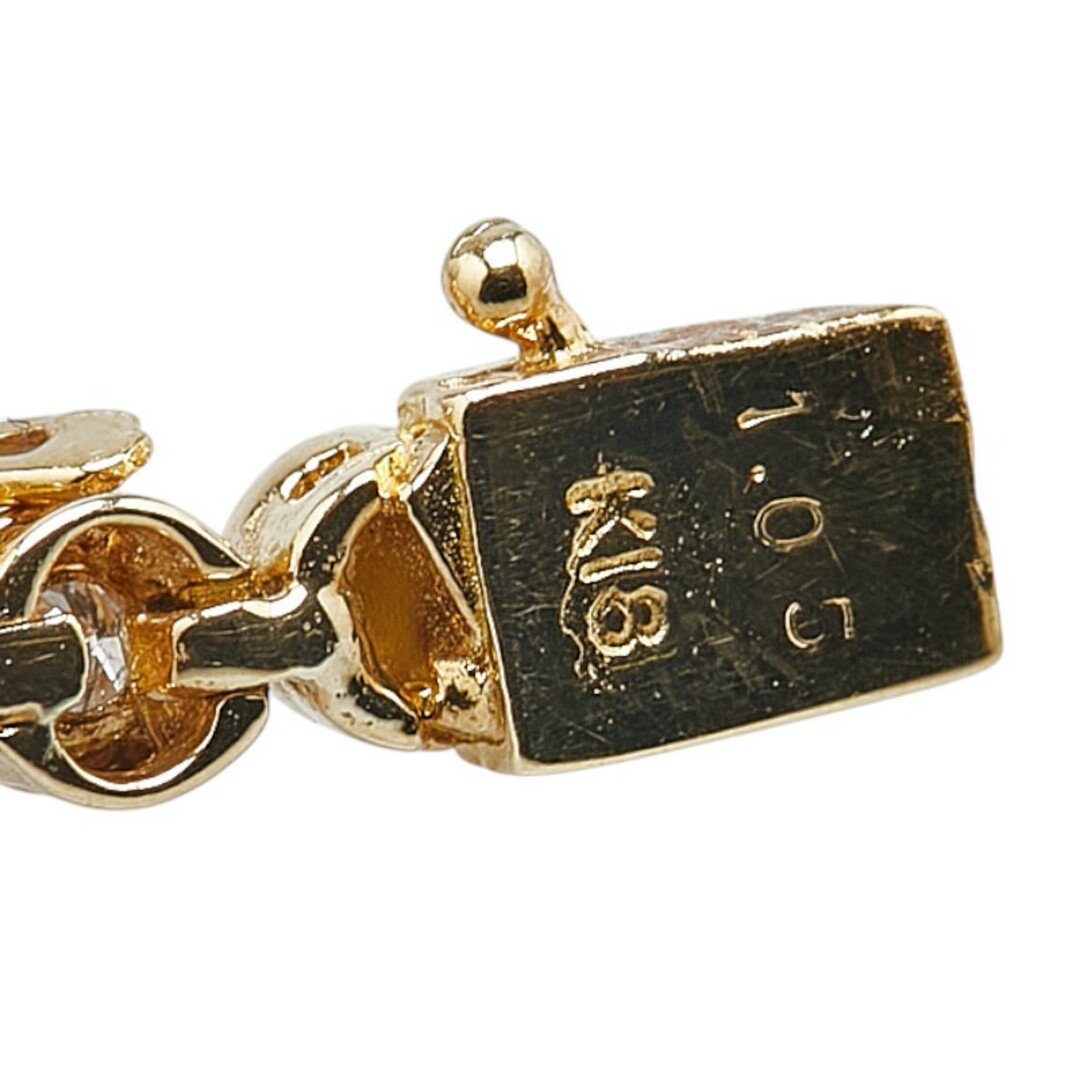 K18YG イエローゴールド 小さい ダイヤ1.00ct テニスチェーン K18YG イエローゴールド 小さい ダイヤ1.00ct テニスチェーン