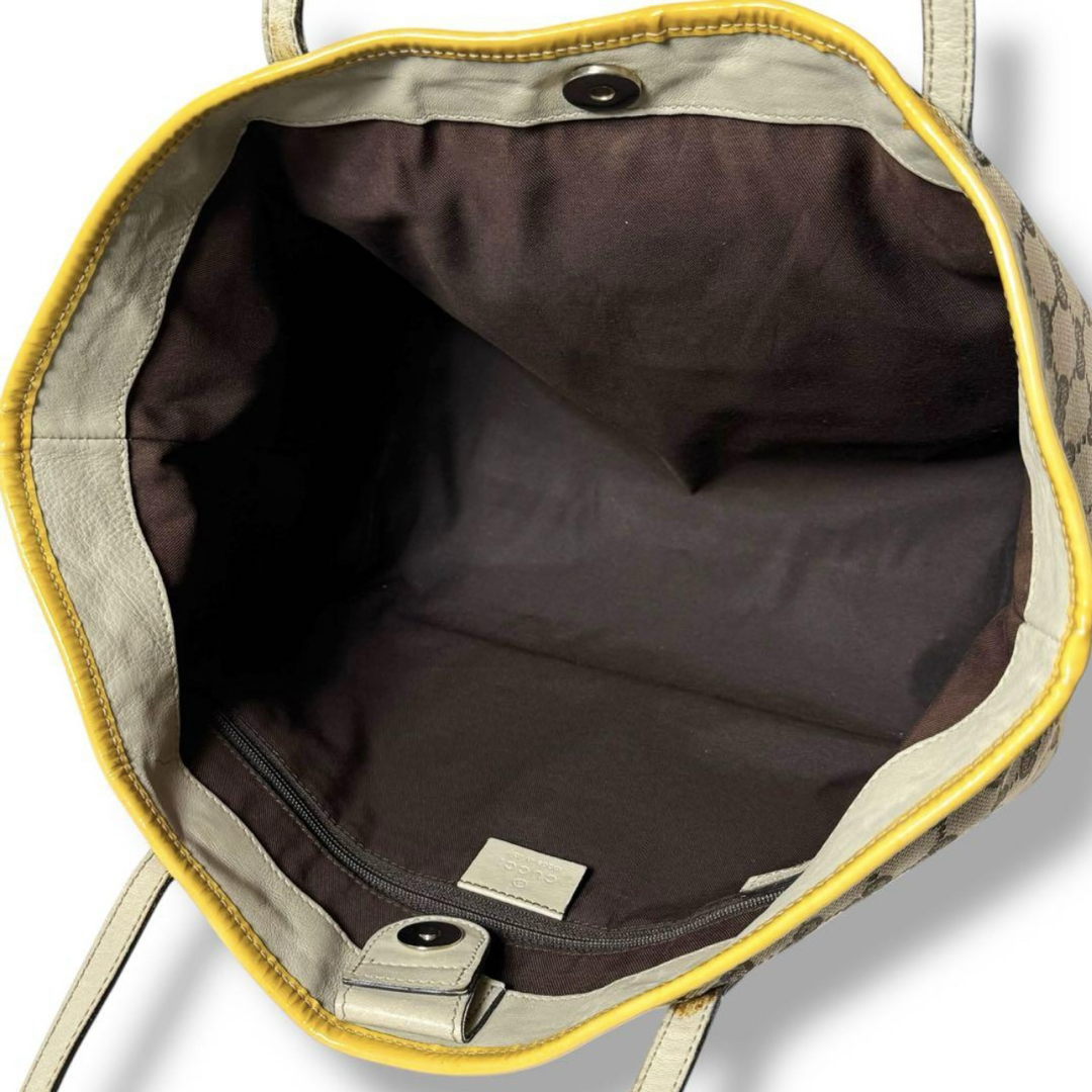 GUCCI - 【美品】GUCCI トートバッグ グッチョリ GGキャンバス GUCCI - 【美品】GUCCI トートバッグ グッチョリ GGキャンバス