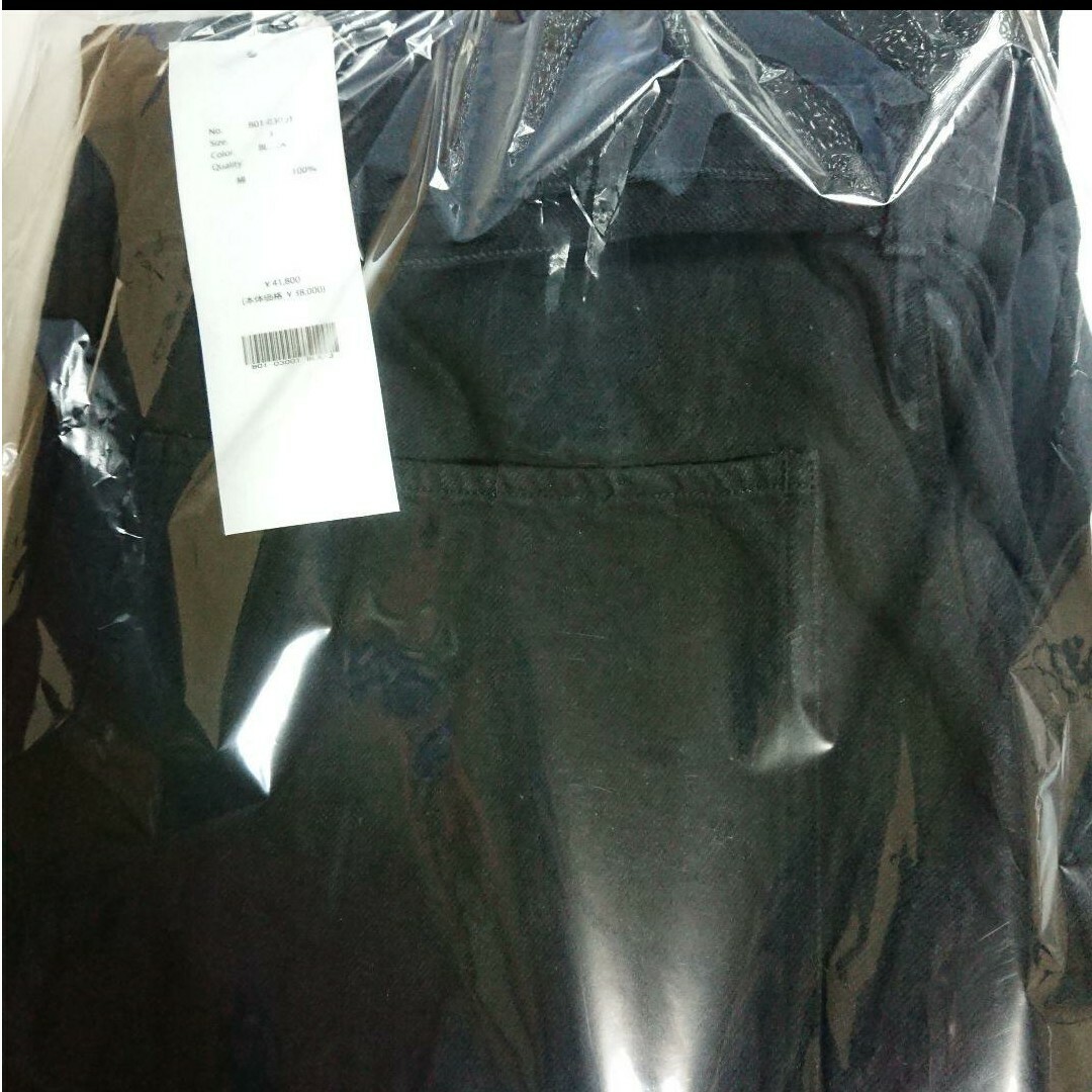 25SS COMOLI デニム ベルテッドパンツ BLACK 3 パンツ 25SS COMOLI デニム ベルテッドパンツ BLACK 3 パンツ