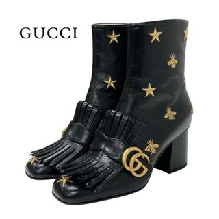 GUCCI - 極美品 未使用に近い グッチ レディース ショートブーツ GUCCI - 極美品 未使用に近い グッチ レディース ショートブーツ