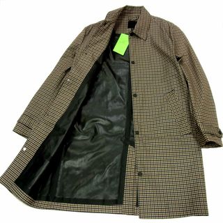 H&M - H&M ウォーターリペレント ステンカラーコート チェック柄 H&M - H&M ウォーターリペレント ステンカラーコート チェック柄