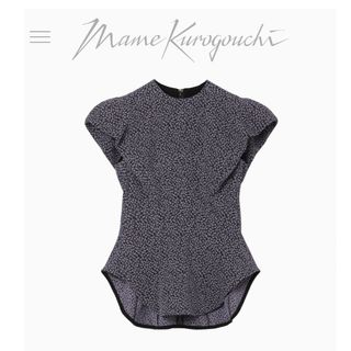 mame - mamekurogouchi micro floral jacquard topの通販 by mame - mamekurogouchi micro floral jacquard topの通販 by