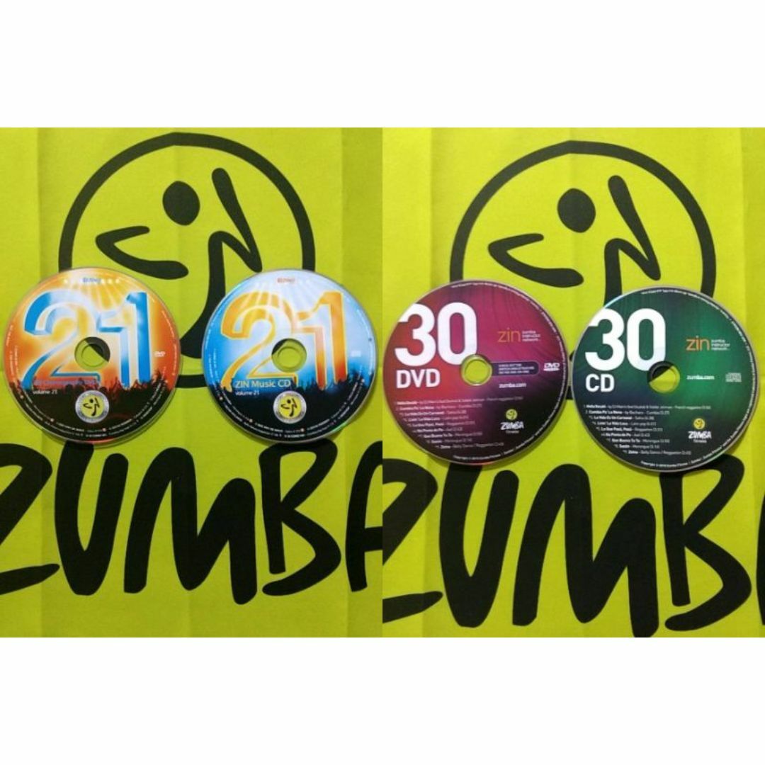 Zumba - ZUMBA ズンバ ZIN21 ~ ZIN30 CD & DVD 20枚セットの Zumba - ZUMBA ズンバ ZIN21 ~ ZIN30 CD & DVD 20枚セットの