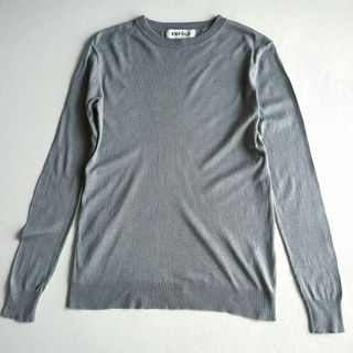 美品⁂エンフォルド⁂配色ニットクルーネックウール100% バイカラーM 美品⁂エンフォルド⁂配色ニットクルーネックウール100% バイカラーM