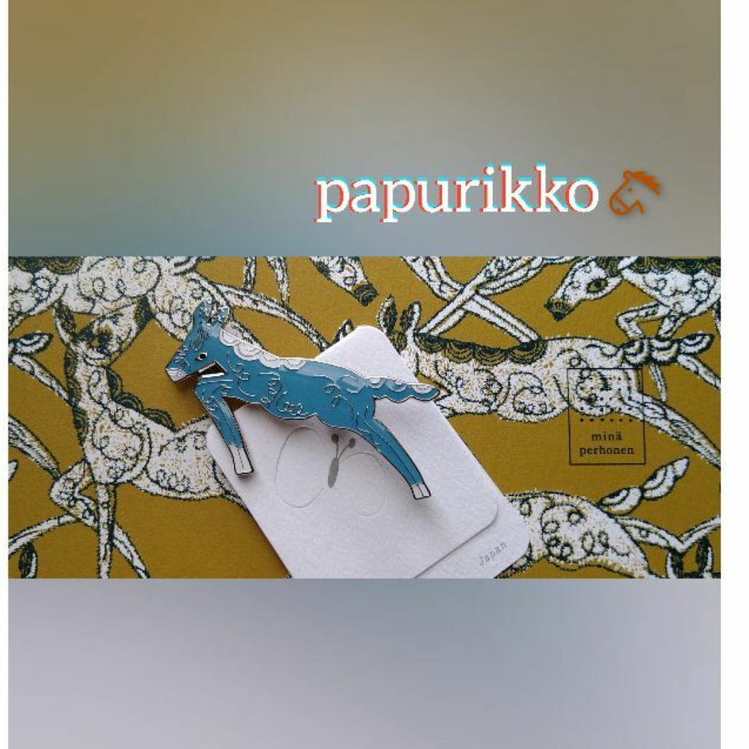 mina perhonen - ミナペルホネン papurikko 正規品ブローチ❤の mina perhonen - ミナペルホネン papurikko 正規品ブローチ❤の