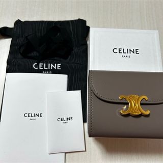 CELINE - セリーヌ トリオンフ スモールフラップウォレット CELINE - セリーヌ トリオンフ スモールフラップウォレット