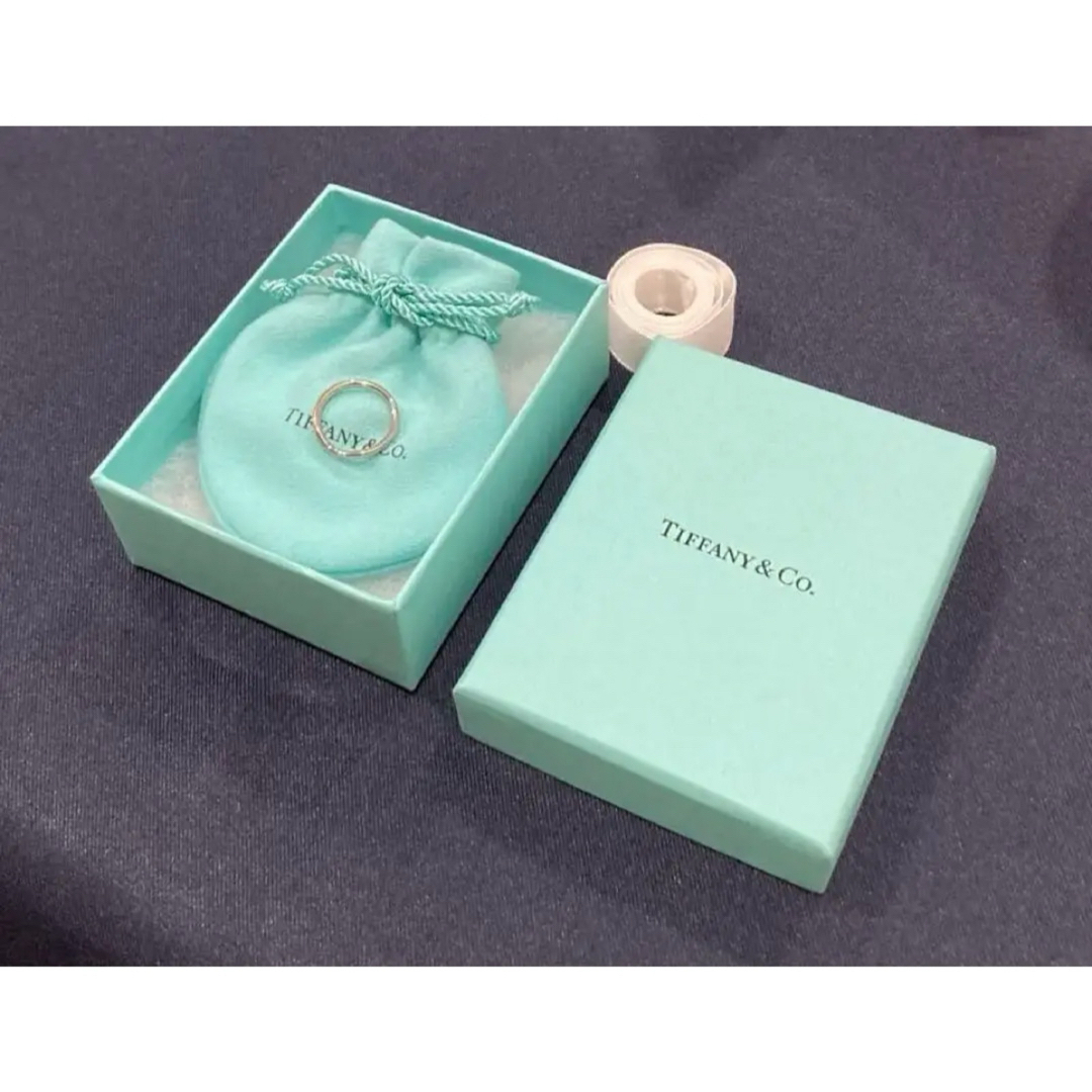 美品】エルサ ペレッティ カーブド リング ホワイトゴールド 美品】エルサ ペレッティ カーブド リング ホワイトゴールド