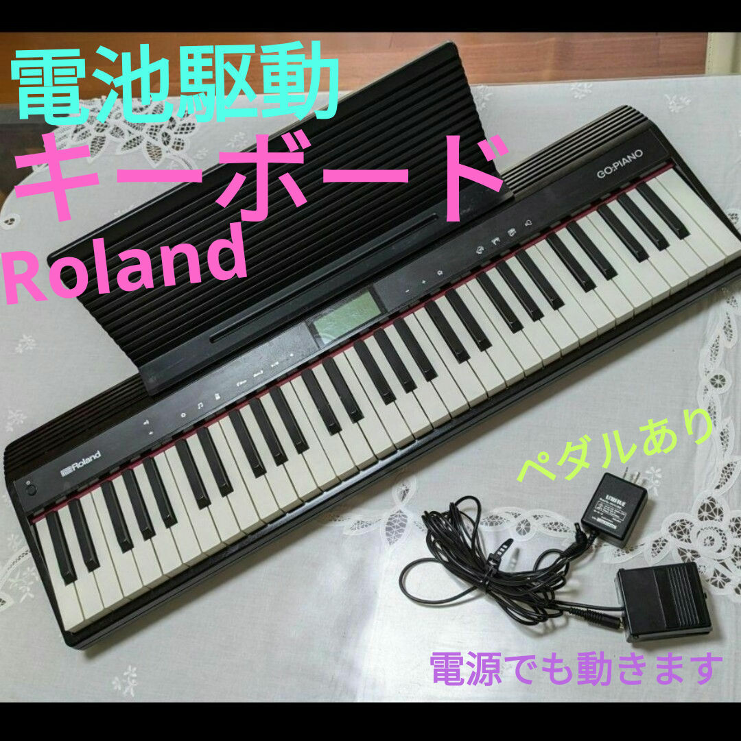 電池駆動キーボード GO:PIANO 61鍵 持ち運び楽 電池駆動キーボード GO:PIANO 61鍵 持ち運び楽