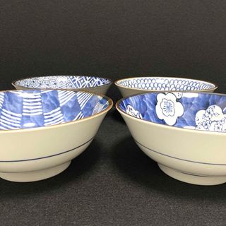 有田焼 - *【未使用】有田焼 喜峰 錦絵変り ご飯茶碗 5客 飯碗 有田焼 - *【未使用】有田焼 喜峰 錦絵変り ご飯茶碗 5客 飯碗