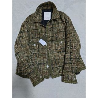 READYMADE - readymade tweed shirt jacket ツイード ジャケット READYMADE - readymade tweed shirt jacket ツイード ジャケット