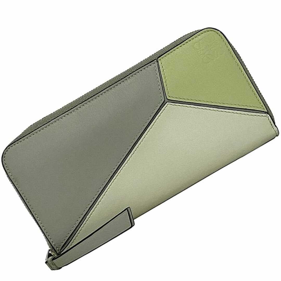 ロエベ LOEWE 長財布 - レザー カーキ ラウンドファスナー 財布 ロエベ LOEWE 長財布 - レザー カーキ ラウンドファスナー 財布