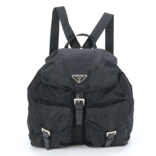 PRADA - i72【極美品】プラダ 三角ロゴ ナイロン レザー PRADA - i72【極美品】プラダ 三角ロゴ ナイロン レザー