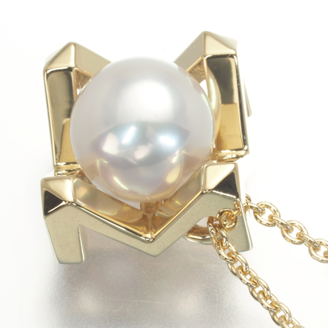 MIKIMOTO - ミキモト ネックレス 真珠 7.6mm M Collection K18YG MIKIMOTO - ミキモト ネックレス 真珠 7.6mm M Collection K18YG