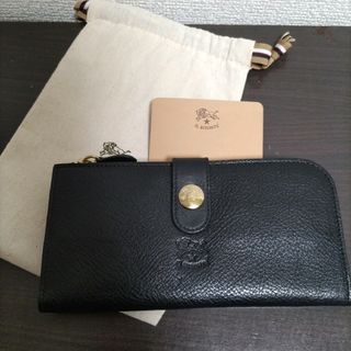 IL BISONTE - イルビゾンテ 長財布 三つ折り ナチュラル レザー IL BISONTE - イルビゾンテ 長財布 三つ折り ナチュラル レザー