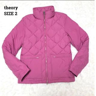 Theory - 未使用☆S☆ファー付ダウンジャケット☆theory Theory - 未使用☆S☆ファー付ダウンジャケット☆theory