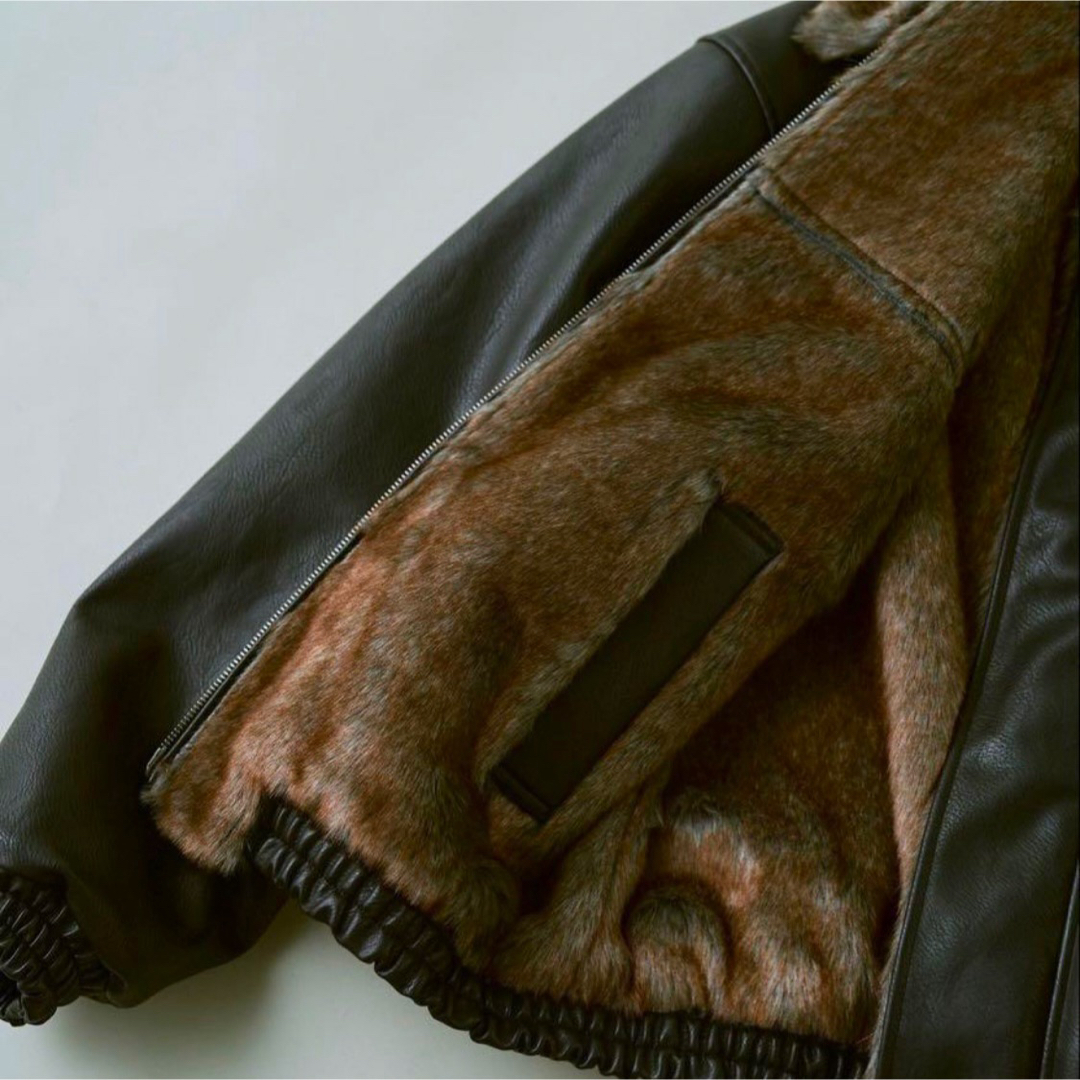 Supreme - Camphor wood レザー・ファーリバーシブルフライト Supreme - Camphor wood レザー・ファーリバーシブルフライト