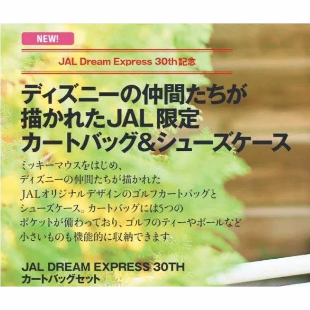 Disney - JAL機内販売 JAL DREAM EXPRESS 30TH カートバッグ Disney - JAL機内販売 JAL DREAM EXPRESS 30TH カートバッグ