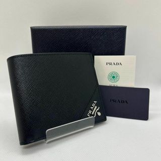 PRADA - 【極美品】PRADA 2つ折り財布 サフィアーノレザー PRADA - 【極美品】PRADA 2つ折り財布 サフィアーノレザー
