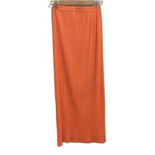PLEATS PLEASE ISSEY MIYAKE(ロングスカート ・ オレンジ/橙色 PLEATS PLEASE ISSEY MIYAKE(ロングスカート ・ オレンジ/橙色