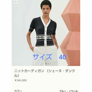 HERMES - 新作新品未使用 エルメス フード付き半袖ニット HERMES HERMES - 新作新品未使用 エルメス フード付き半袖ニット HERMES