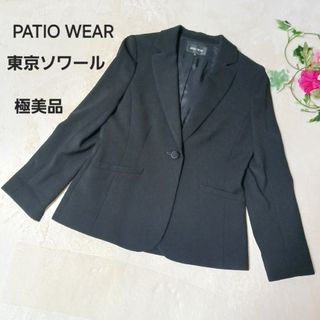 TOKYO SOIR - 東京ソワール ノーカラージャケット メッシュ TOKYO SOIR - 東京ソワール ノーカラージャケット メッシュ