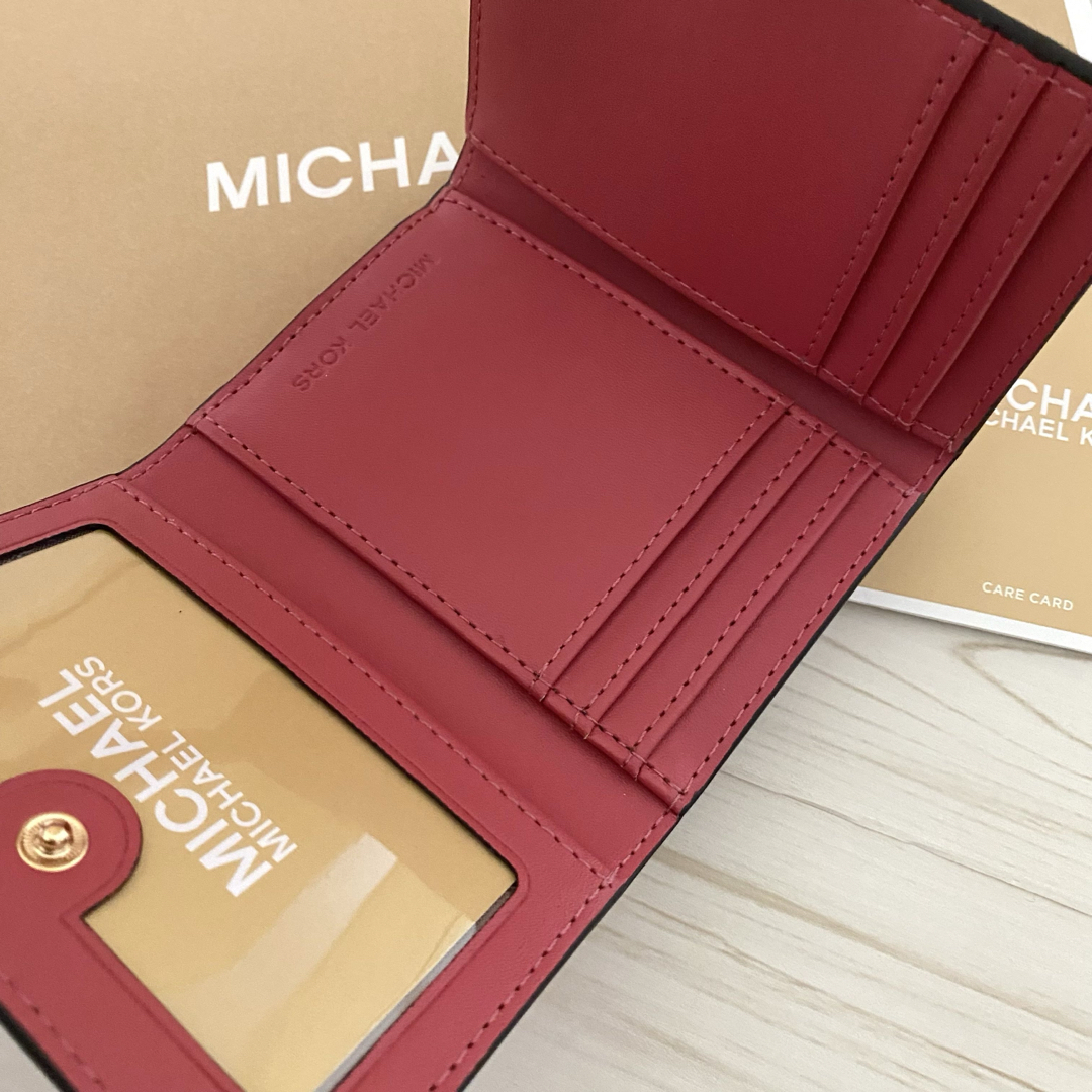 MICHAEL KORS - MICHAEL KORS財布 折り財布 がま口 ピンク 三 MICHAEL KORS - MICHAEL KORS財布 折り財布 がま口 ピンク 三