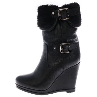 Christian Dior - DIOR ディオール バックジップ ショートブーツ Christian Dior - DIOR ディオール バックジップ ショートブーツ