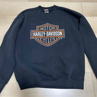 Harley Davidson - 3XL バイカー ブラック トレーナー メンズ Harley Davidson - 3XL バイカー ブラック トレーナー メンズ