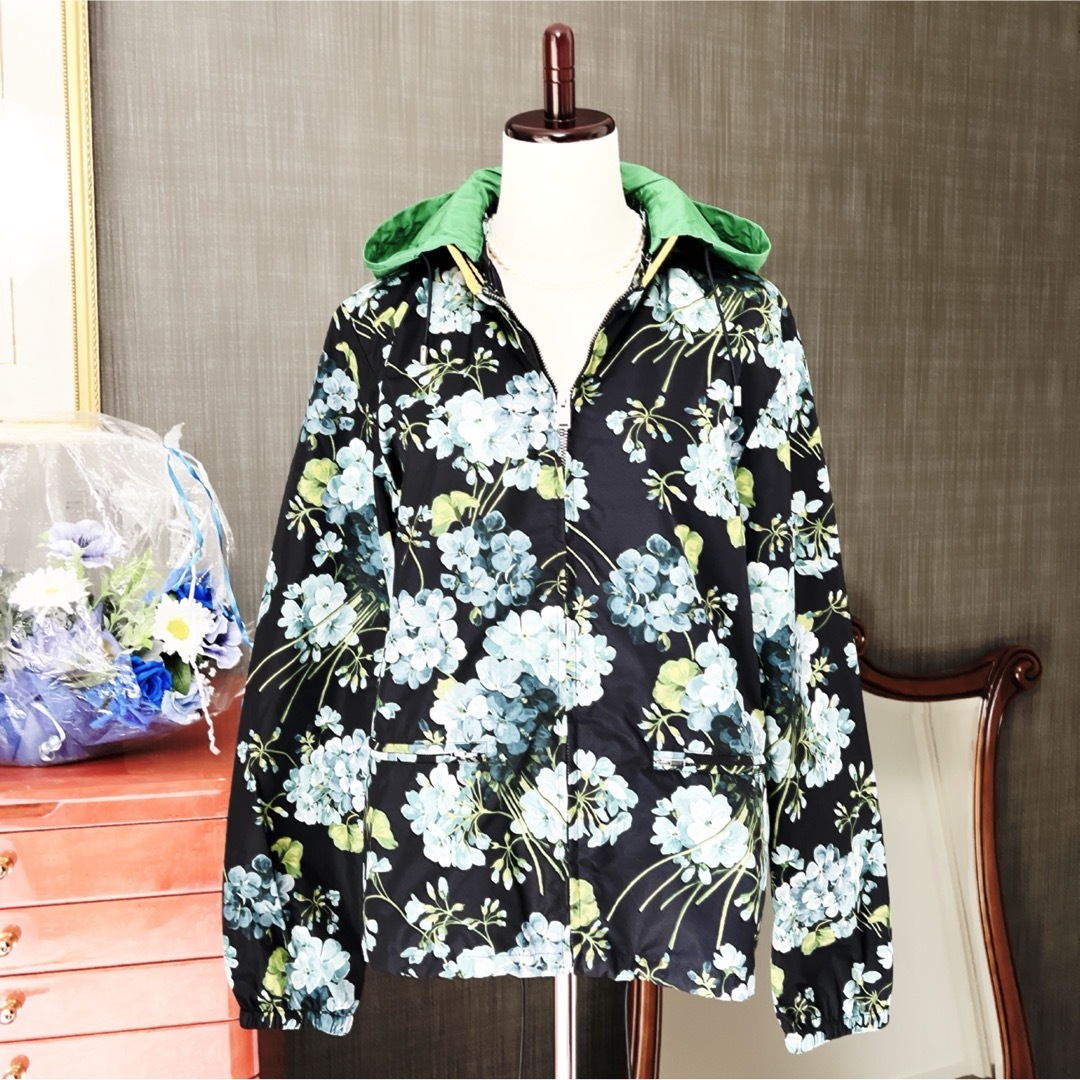 GUCCI*グッチフローラコットンジャケット花柄フラワーイタリア製 GUCCI*グッチフローラコットンジャケット花柄フラワーイタリア製