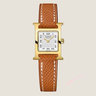 HERMES - HERMES エルメス レディース クロワジュール 2針 白 HERMES - HERMES エルメス レディース クロワジュール 2針 白