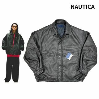 NAUTICA - NAUTICA ノーティカ レザージャケット レザーブルゾン NAUTICA - NAUTICA ノーティカ レザージャケット レザーブルゾン