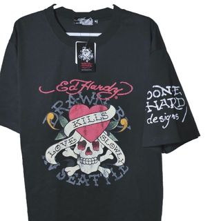 Ed Hardy - 未使用 エドハーディー 6万円程 革 レザー Ed Hardy - 未使用 エドハーディー 6万円程 革 レザー