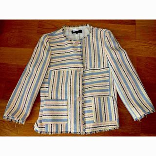 ESCADA - 未使用 タグ付き ESCADA 花柄 総柄 シングル 1B ESCADA - 未使用 タグ付き ESCADA 花柄 総柄 シングル 1B