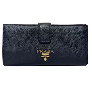 PRADA - 【極美品】PRADA プラダ 長財布 スタッズ ラウンド PRADA - 【極美品】PRADA プラダ 長財布 スタッズ ラウンド