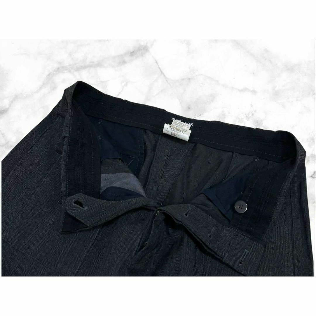 GIORGIO ARMANI - 【美品】ジョルジオアルマーニ ワイド GIORGIO ARMANI - 【美品】ジョルジオアルマーニ ワイド