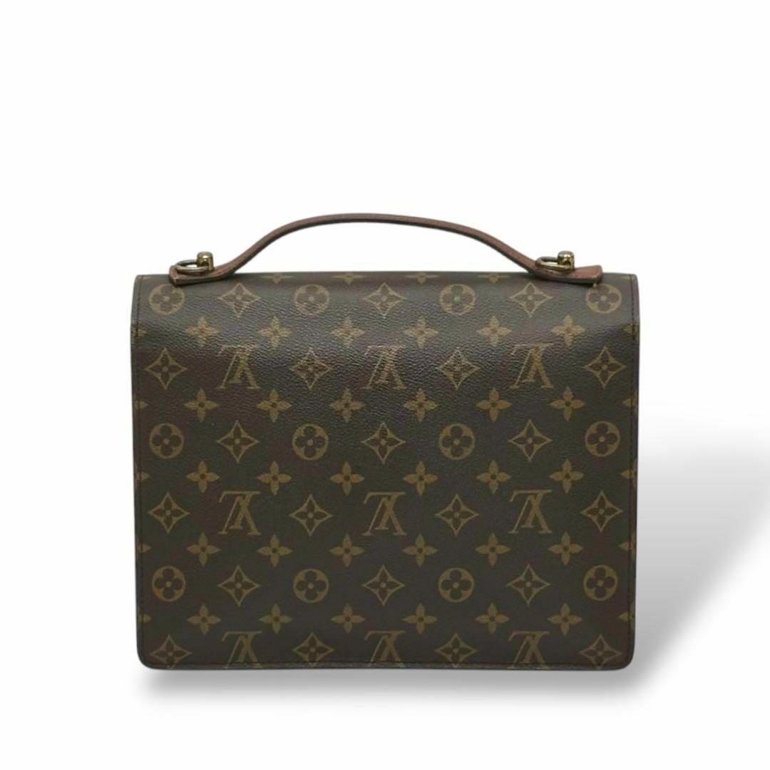 LOUIS VUITTON - 鑑定済 ルイヴィトン モンソー 2way ビジネス LOUIS VUITTON - 鑑定済 ルイヴィトン モンソー 2way ビジネス