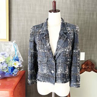 CHANEL(テーラードジャケット ・ ホワイト/白色系)のフリマ CHANEL(テーラードジャケット ・ ホワイト/白色系)のフリマ