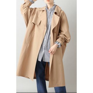 IENA - IENA PE/ポプリンオーバートレンチコート◇ベージュ36の IENA - IENA PE/ポプリンオーバートレンチコート◇ベージュ36の