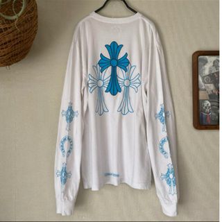 Chrome Hearts(Tシャツ/カットソー(七分/長袖) ・ ブルー Chrome Hearts(Tシャツ/カットソー(七分/長袖) ・ ブルー