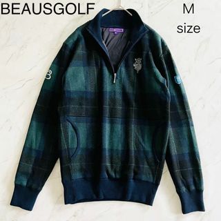 BEAMSGOLF - BEAMS Golf チェック柄 冬 ダウンパンツ Mサイズの BEAMSGOLF - BEAMS Golf チェック柄 冬 ダウンパンツ Mサイズの