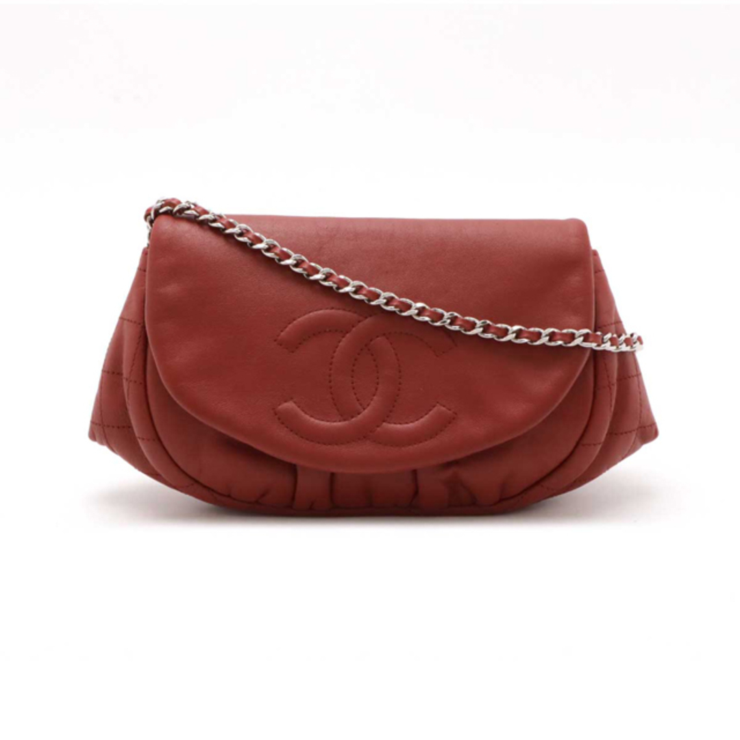CHANEL - CHANEL シャネル ハーフムーン ココマーク チェーン CHANEL - CHANEL シャネル ハーフムーン ココマーク チェーン