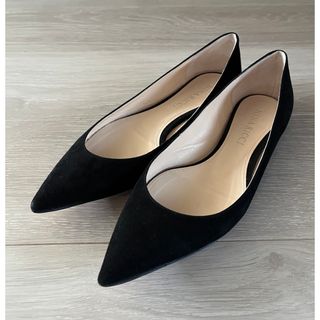 NINA RICCI - ニナリッチ アッシュグリーン スエード ポイン NINA RICCI - ニナリッチ アッシュグリーン スエード ポイン