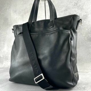 PRADA - PRADA(プラダ) ビジネスバッグ トライアングルロゴ 黒 PRADA - PRADA(プラダ) ビジネスバッグ トライアングルロゴ 黒