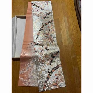 西陣 - 逸品 川島織物 振袖用袋帯 祥栄春秋 濃い紫地に鼓や花々 西陣 - 逸品 川島織物 振袖用袋帯 祥栄春秋 濃い紫地に鼓や花々