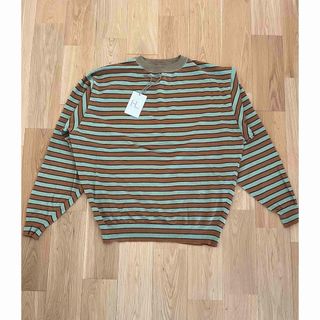 COMOLI - COMOLI 25SS コットンクルーネックニット white COMOLI - COMOLI 25SS コットンクルーネックニット white