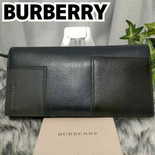 BURBERRY - 送料込み! 未使用品 BURBERRY 長財布 ブラック BURBERRY - 送料込み! 未使用品 BURBERRY 長財布 ブラック