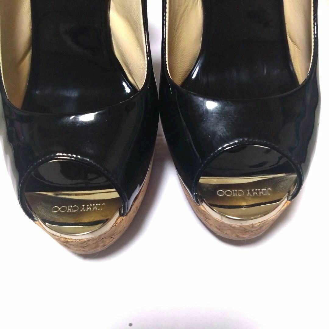 高評価の贈り物 JIMMY CHOO エナメル ブラック ジミーチュウ 高評価の贈り物 JIMMY CHOO エナメル ブラック ジミーチュウ