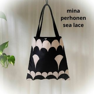 mina perhonen - HB11 むつましバッグ フリル付き レース mina perhonen - HB11 むつましバッグ フリル付き レース