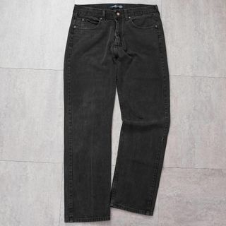 Lee - 【メキシコ製後染めブラックデニム】LEEワイドシルエット Lee - 【メキシコ製後染めブラックデニム】LEEワイドシルエット